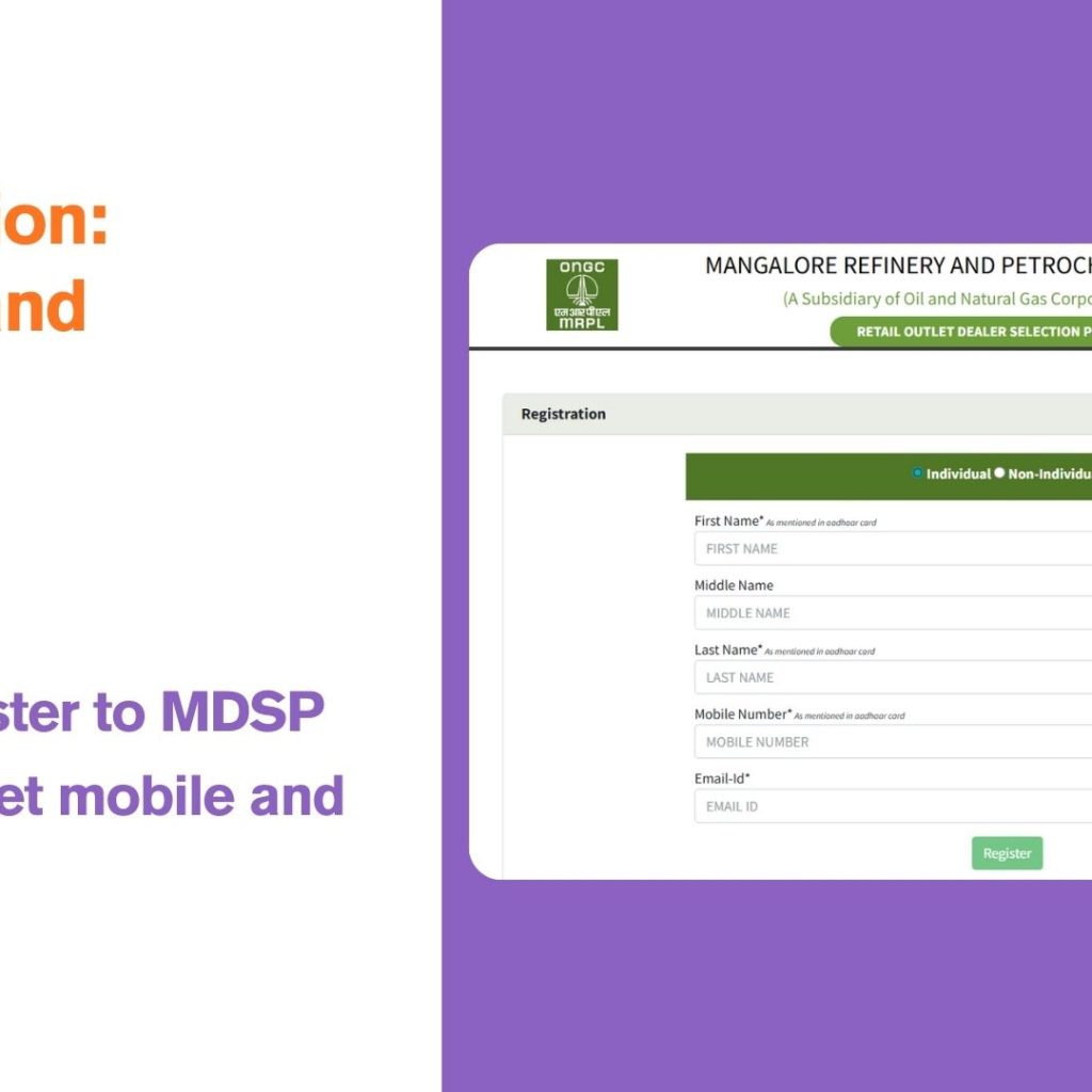 Step-by-Step guide to MDSP.CO.IN (MRPL) - Apply to MRPL RO (Petrol Pump ...